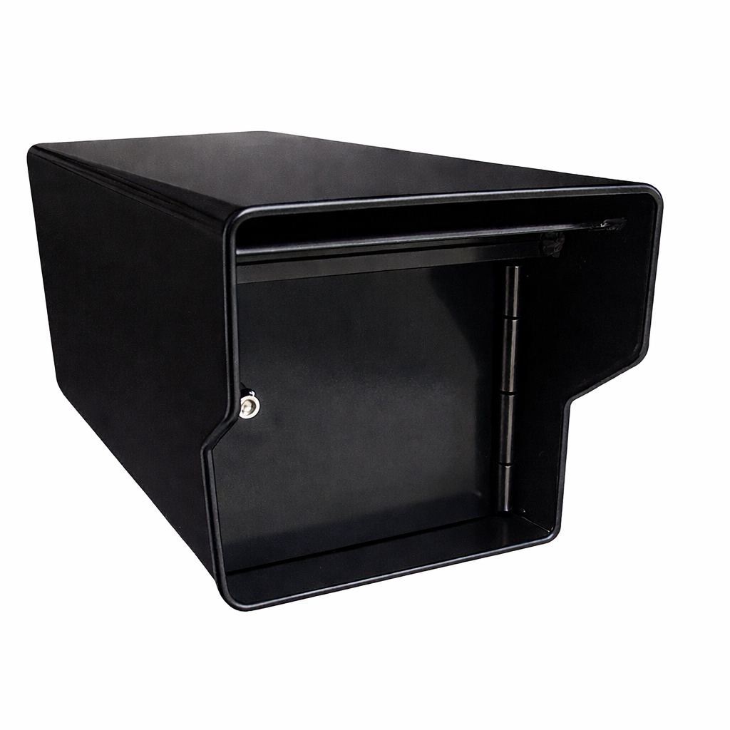 Small Payment Box - 1/4 Inch Steel High Security Locking Cash Collecto ...